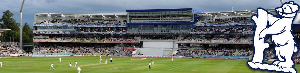 Edgbaston, home to Warwickshire - Cricket Ground Map